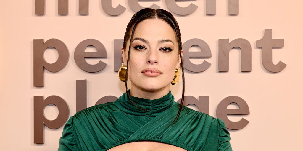 Ashley Graham Shares Unfiltered Naked Photo Of Her Stomach