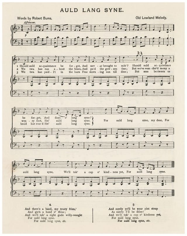 The Meaning And Lyrics Of The Auld Lang Syne” Song