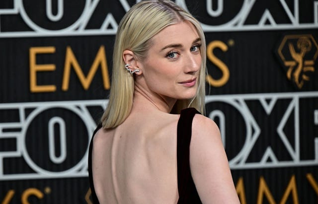 The Crown Star Elizabeth Debicki In Custom Dior At The Delayed Emmys