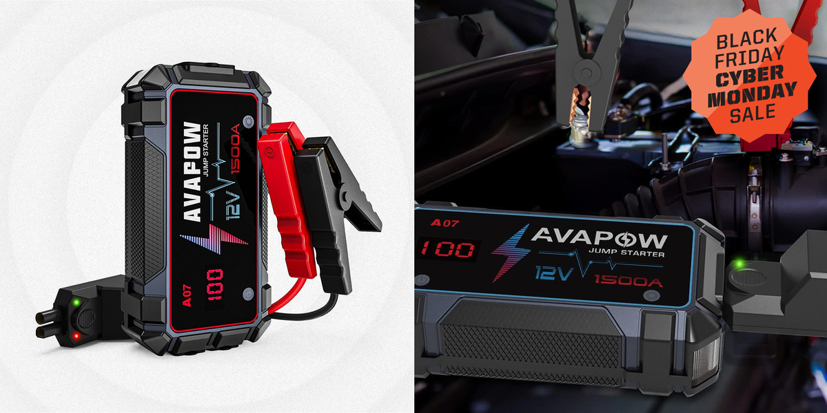 Cyber Monday Avapow Portable Jump Starter Deals 2024 Save 45 on Editor Favorites