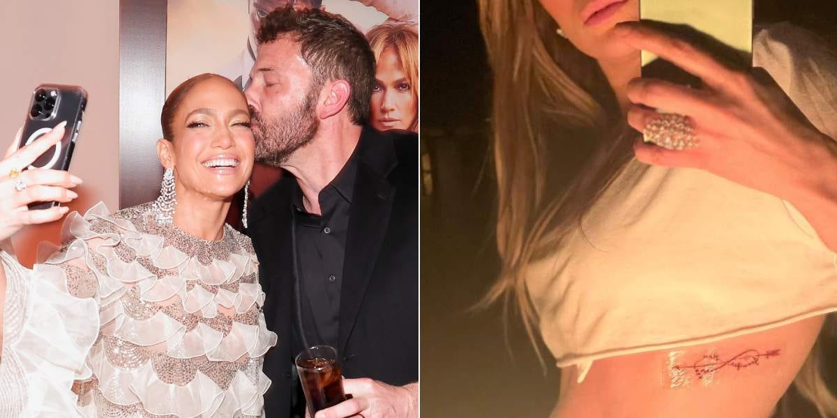 ジェニファー・ロペスとベン・アフレック、バレンタインデーにタトゥーで愛を誓い合う カルチャー Elle [エル デジタル]