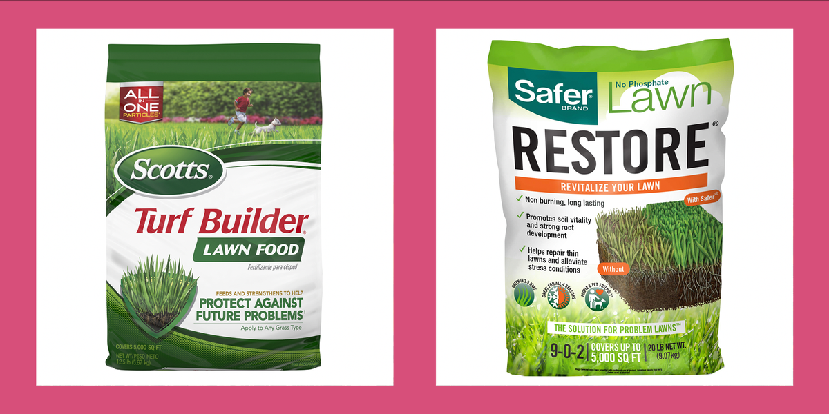 Lawn fertilizer brands store