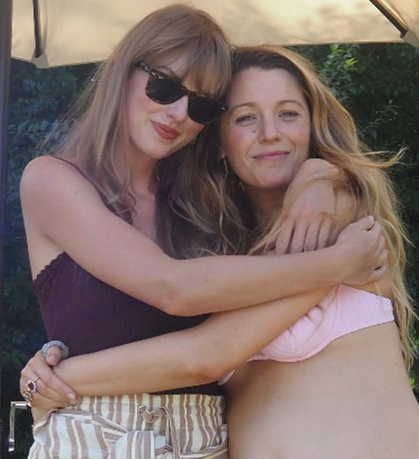 Blake Lively Shares Pregnancy Photos With Taylor Swift And Ryan Reynolds With Message To Paparazzi