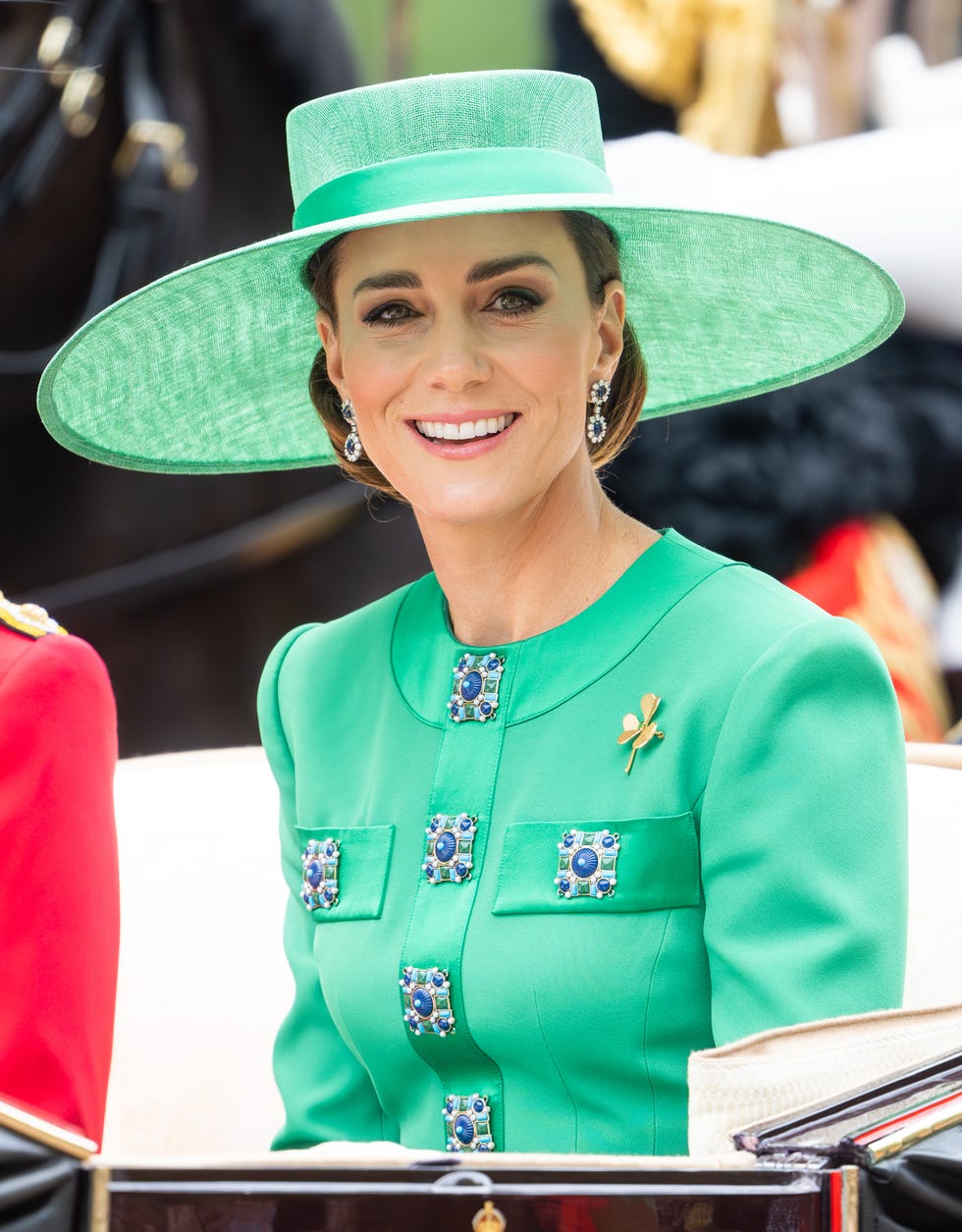 Moda Estate 2023 Vestito Verde Kate Middleton Trooping The Colour