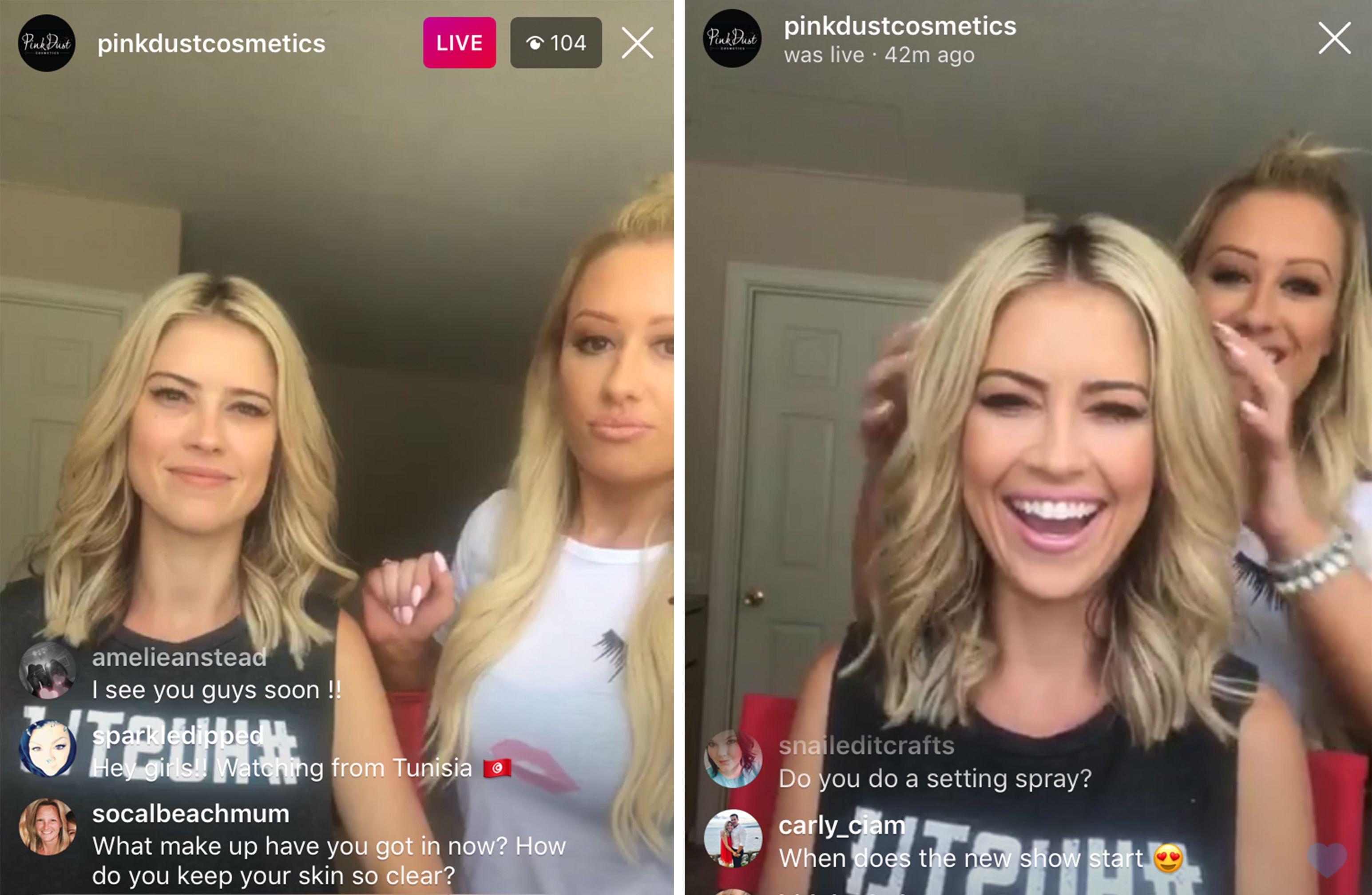 Christina anstead no makeup store