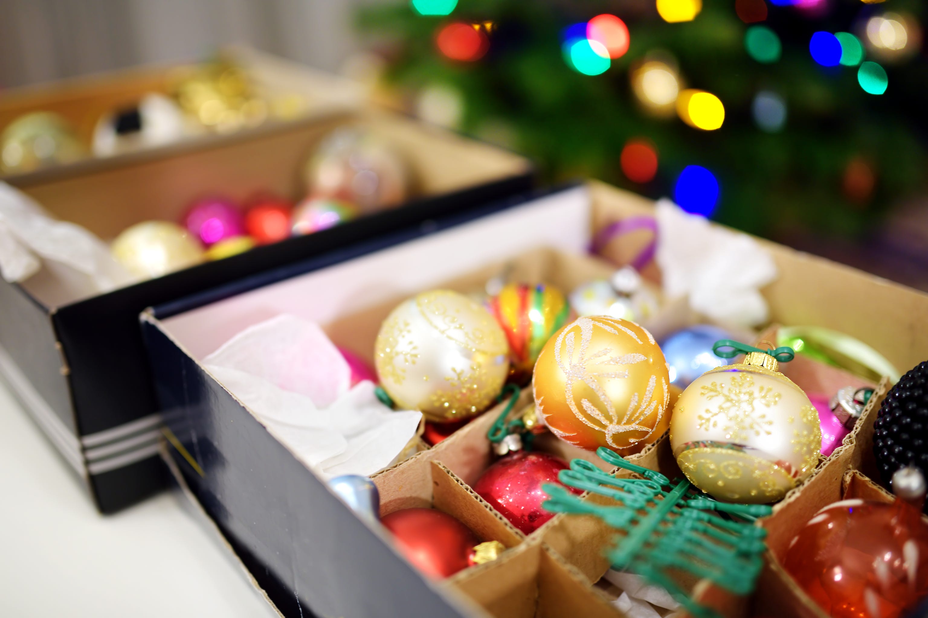 How To Organise Christmas Decorations Home Edits Clea And Joanna