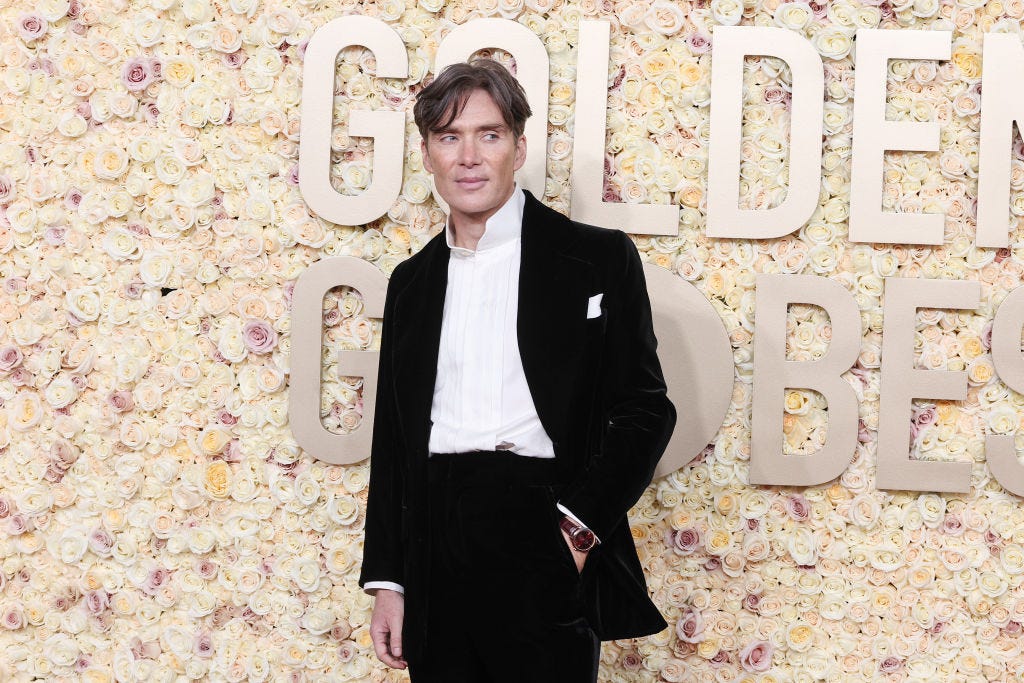 Cillian Murphy Y Su Reloj Omega En Los Premios Globo De Oro 2024