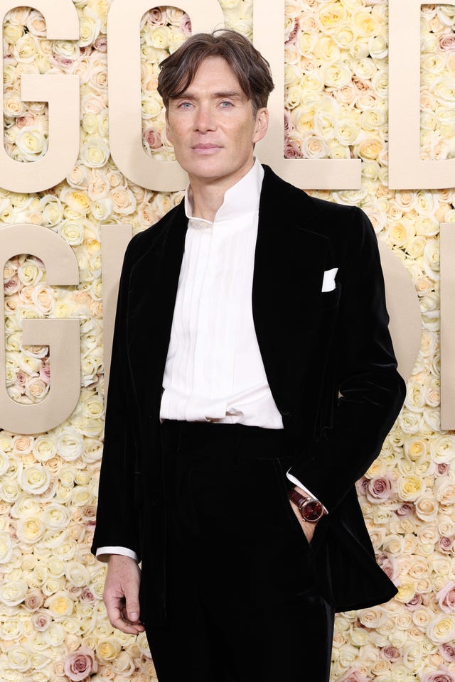 Cillian Murphy Y Su Reloj Omega En Los Premios Globo De Oro 2024