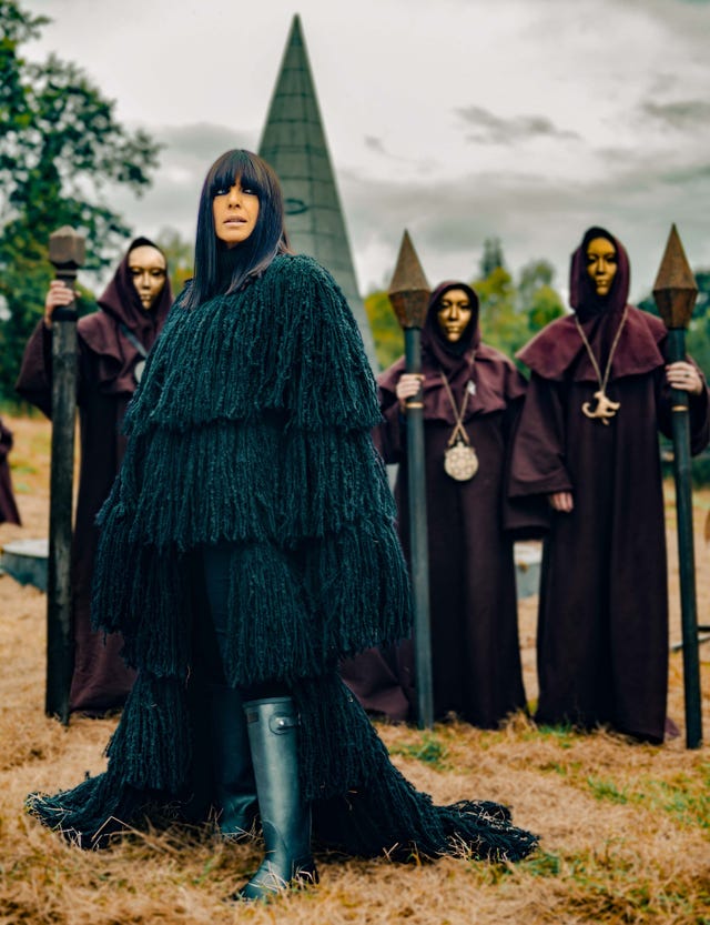 The Traitors Claudia Winkleman Wears Full Outfit Of Fringe For The