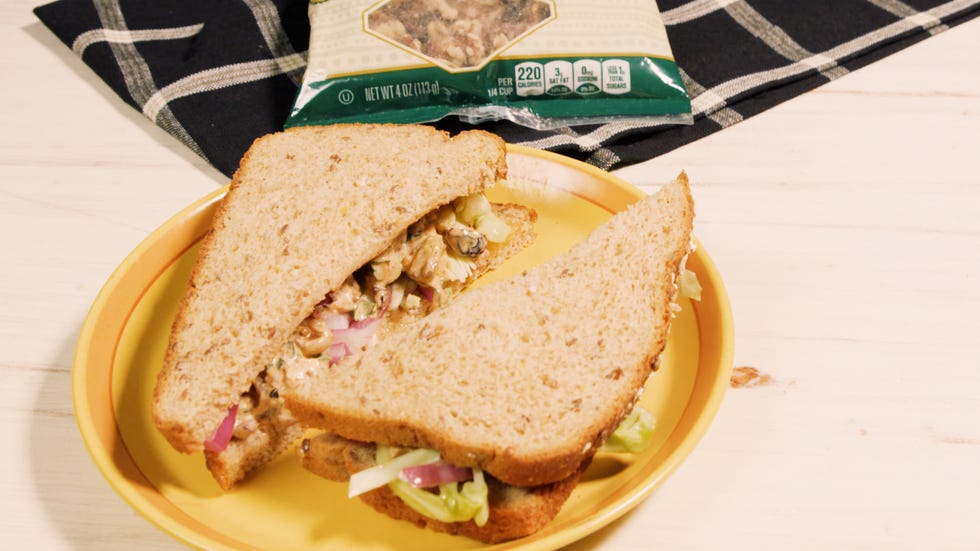 How To Make Cranberry Walnut Chicken Salad Sandwiches