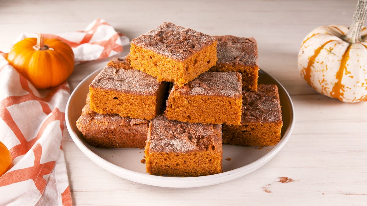 Best Pumpkin Snickerdoodle Blondies Recipe How To Make Pumpkin Snickerdoodle Blondies