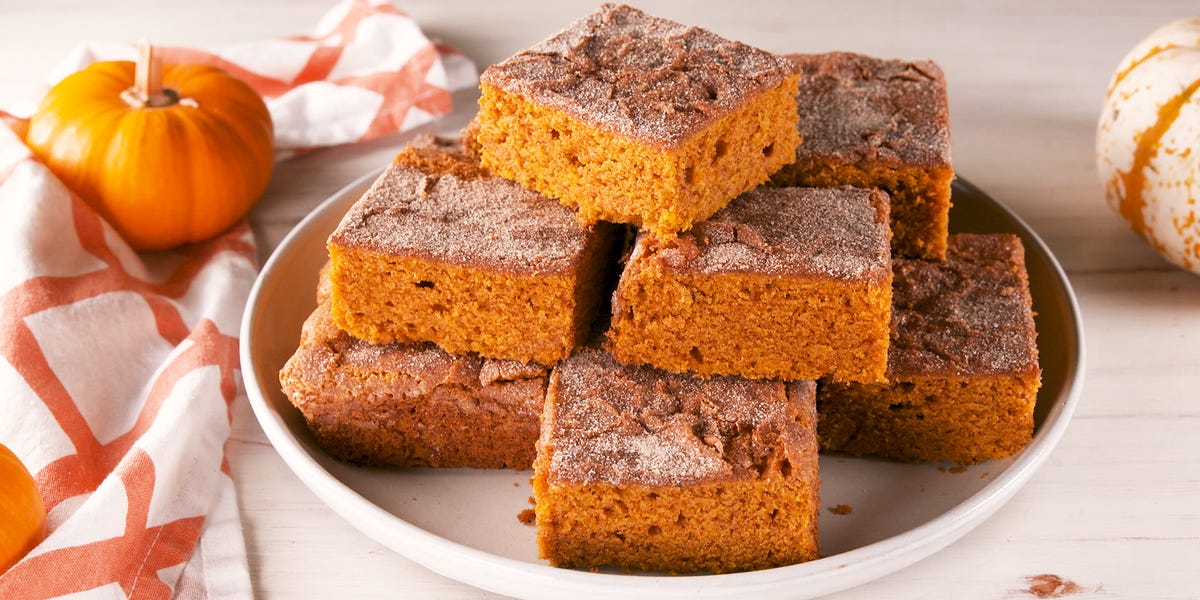 Best Pumpkin Snickerdoodle Blondies Recipe How To Make Pumpkin Snickerdoodle Blondies
