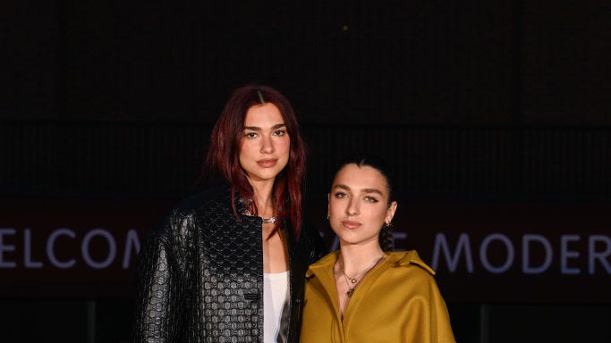 Dua Lipa Is Twinning With Her Lookalike Sister Rina Lipa