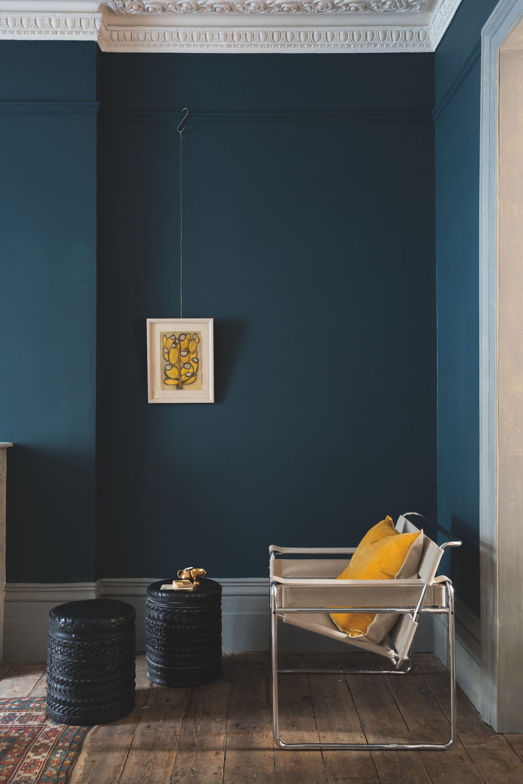 Farrow and ball dark blue store