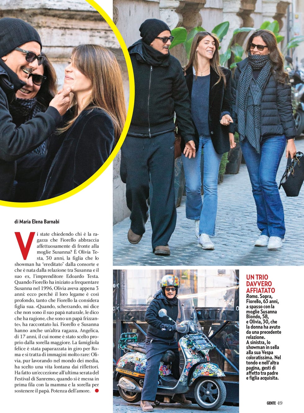 Fiorello figlia, chi è Olivia Testa Fiorello figlia, chi è Olivia Testa