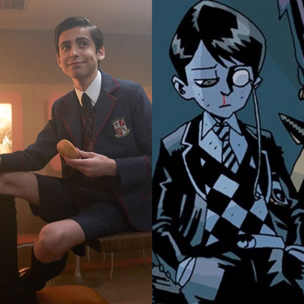 Umbrella Academy Tv Show Cast Vs Comics Characters