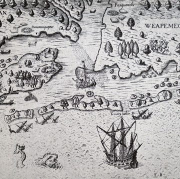 historical map depicting coastal regions and vessels historical map depicting coastal regions and vessels