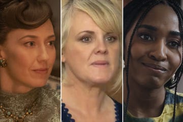 carrie coon, sally lindsay, ayo edebiri