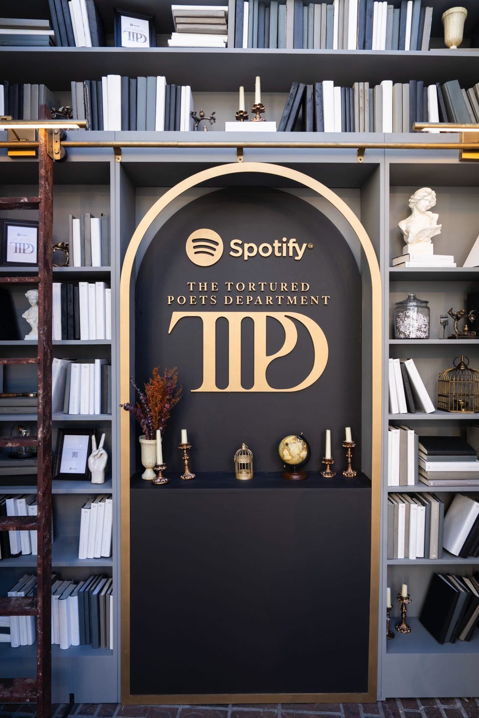 See Inside Taylor Swift’s Tortured Poets Spotify Pop-Up Library See Inside Taylor Swift’s Tortured Poets Spotify Pop-Up Library