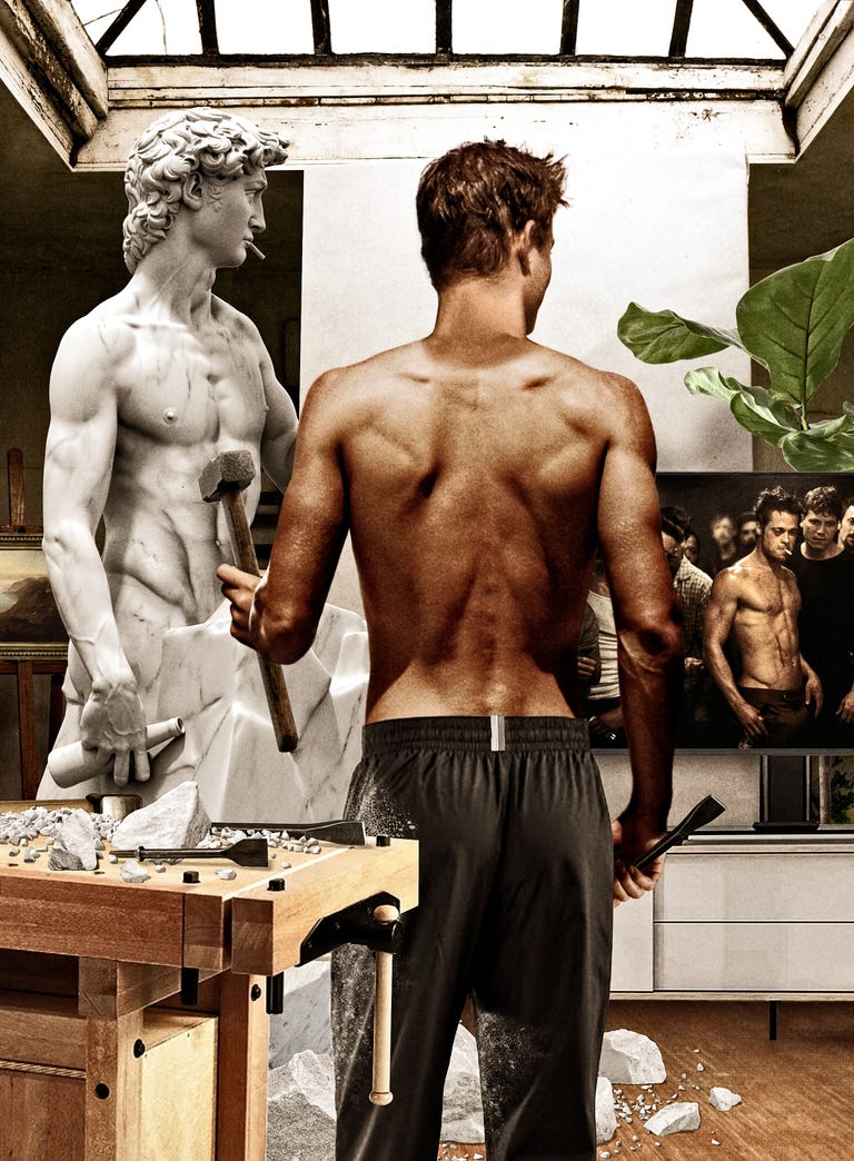 The Brad Pitt Fight Club Body Explained