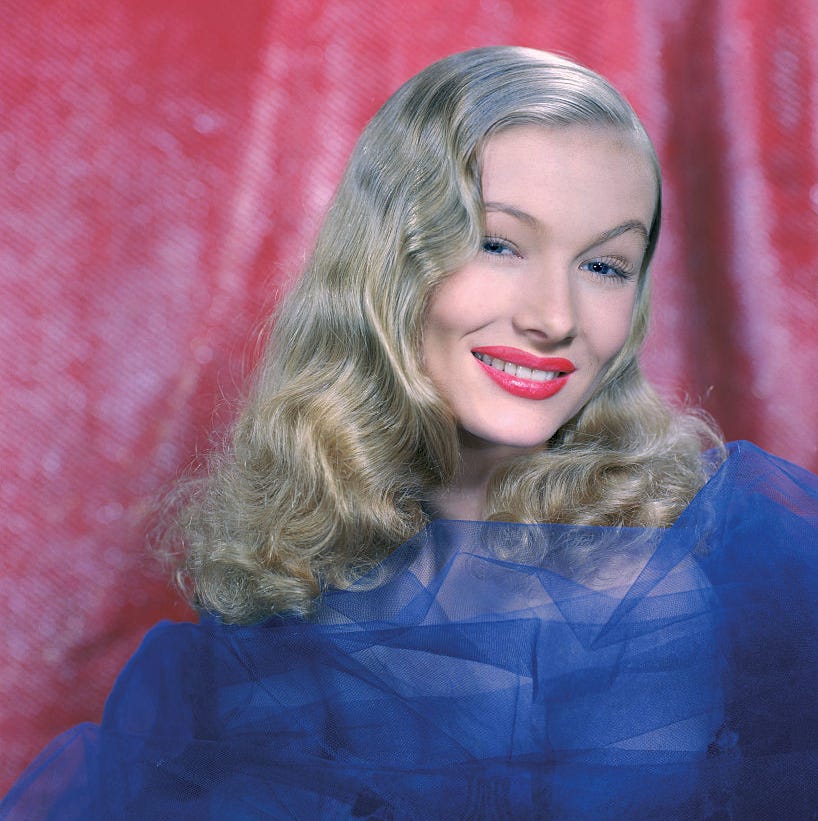 Veronica Lake 50 Años Sin El Peinado Más Icónico Y La Vida Más