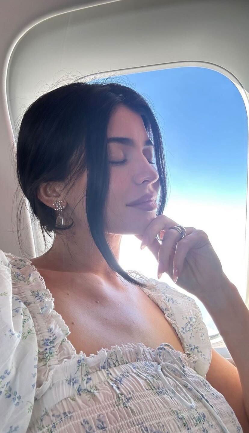 Kylie Jenner Is A Cottagecore Dream In A Flowing Flower Print Dress