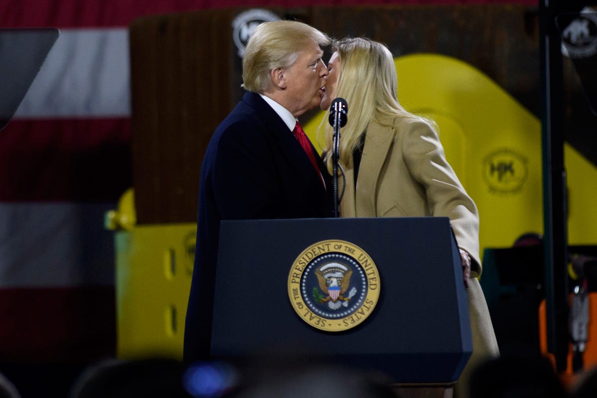Heres Ivanka And Donald Trumps Latest Questionable Father Daughter Moment