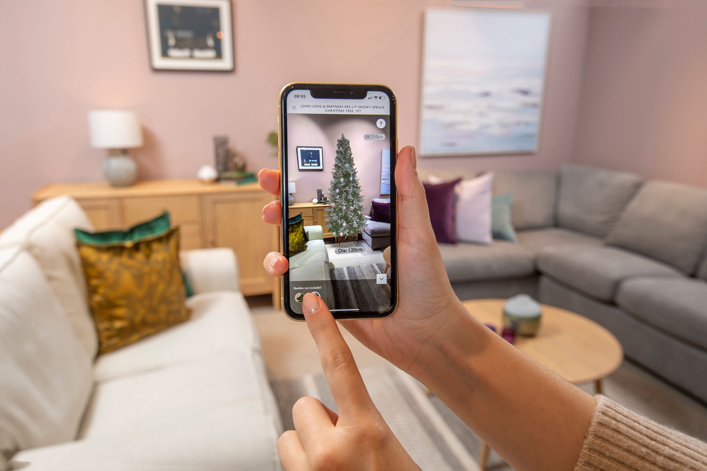 John Lewis Launches Virtual Christmas Tree Feature In App