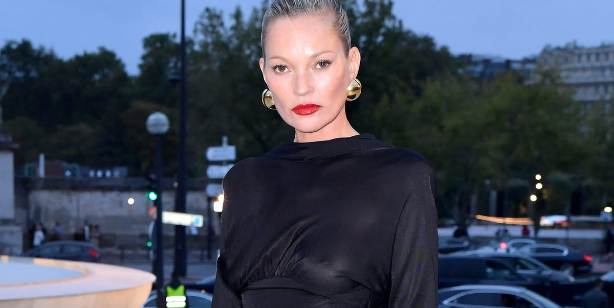 Kate Moss Elegancia Con Transparencias Sin Ropa Interior