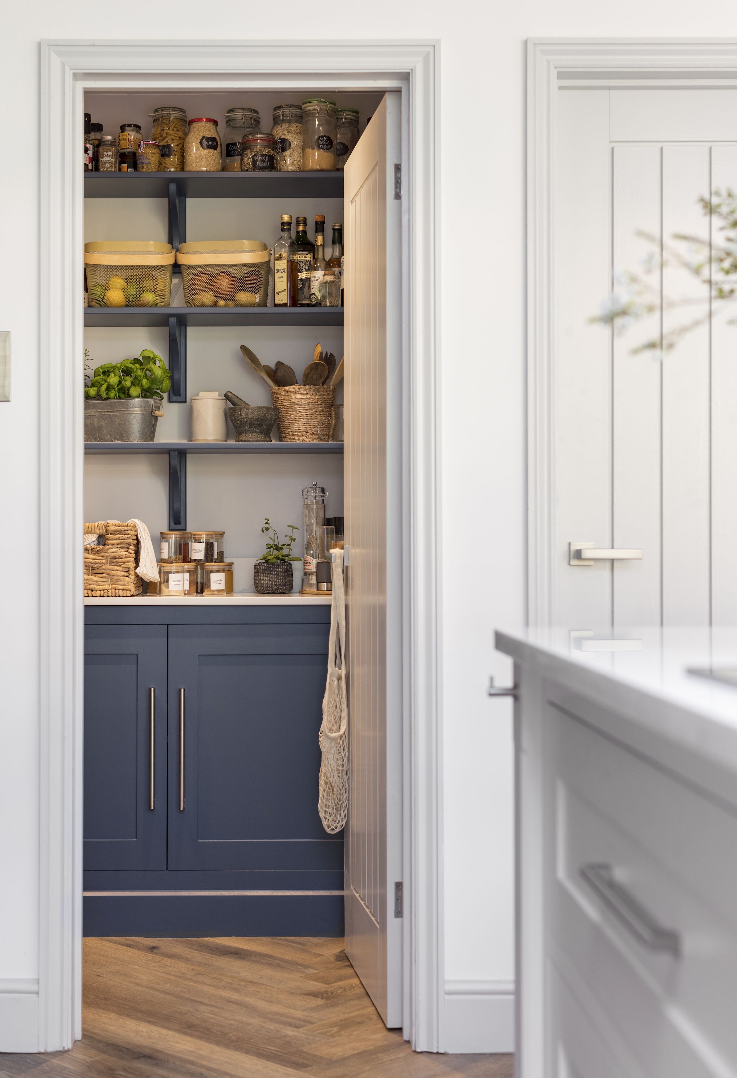 Built in larder cupboard store