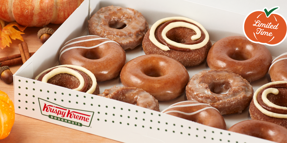 Krispy Kreme Release New Pumpkin Doughnuts — Krispy Kremes Fall Menu