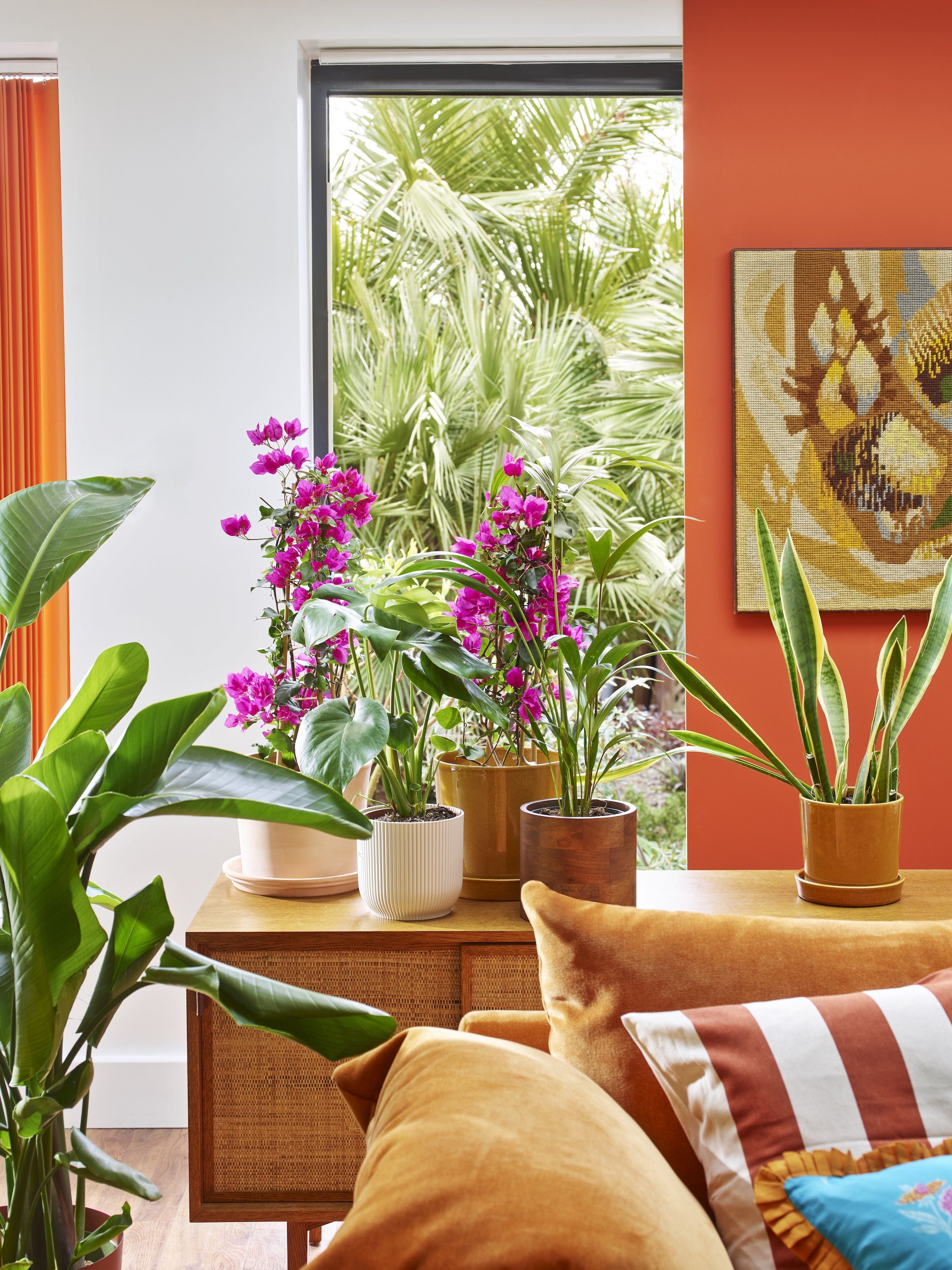Living room flower store