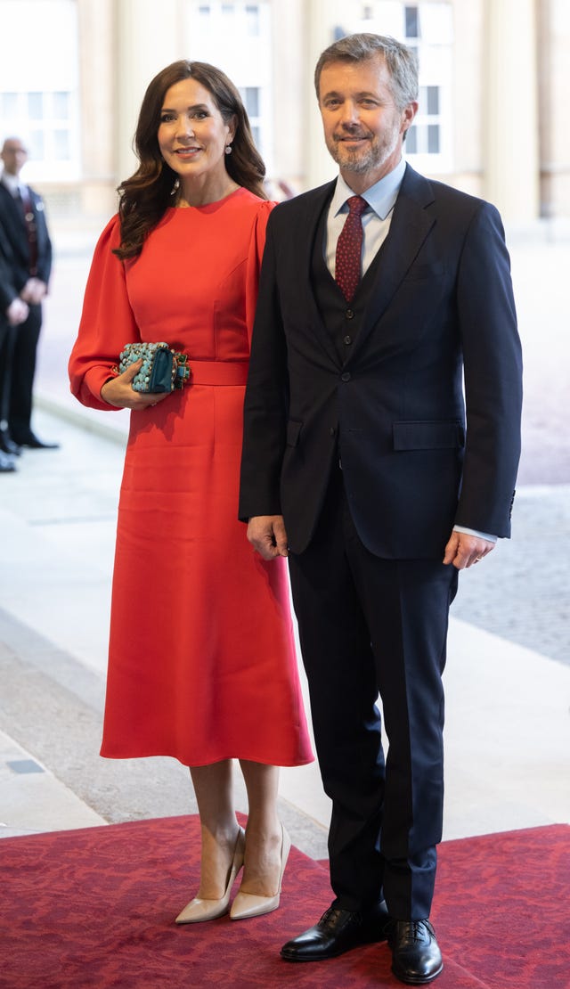 Princess Mary Of Denmark Stuns In A Regal Purple Outfit At King Charles