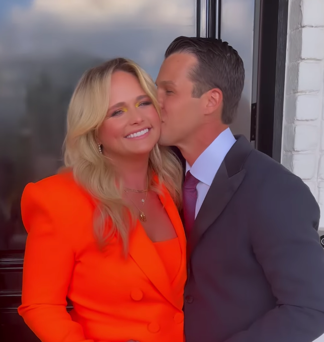 See Miranda Lambert Stun In An Orange Mini Dress In New Video With Her Husband