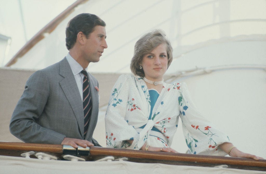 Prince charles and princess diana engagement store
