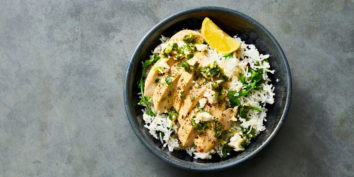 Best Rice Cooker Chicken And Rice With Feta And Mint Recipe How To Make Rice Cooker Chicken