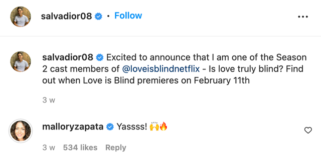 Did Love Is Blinds Mallory And Sal Stay Together After The Finale