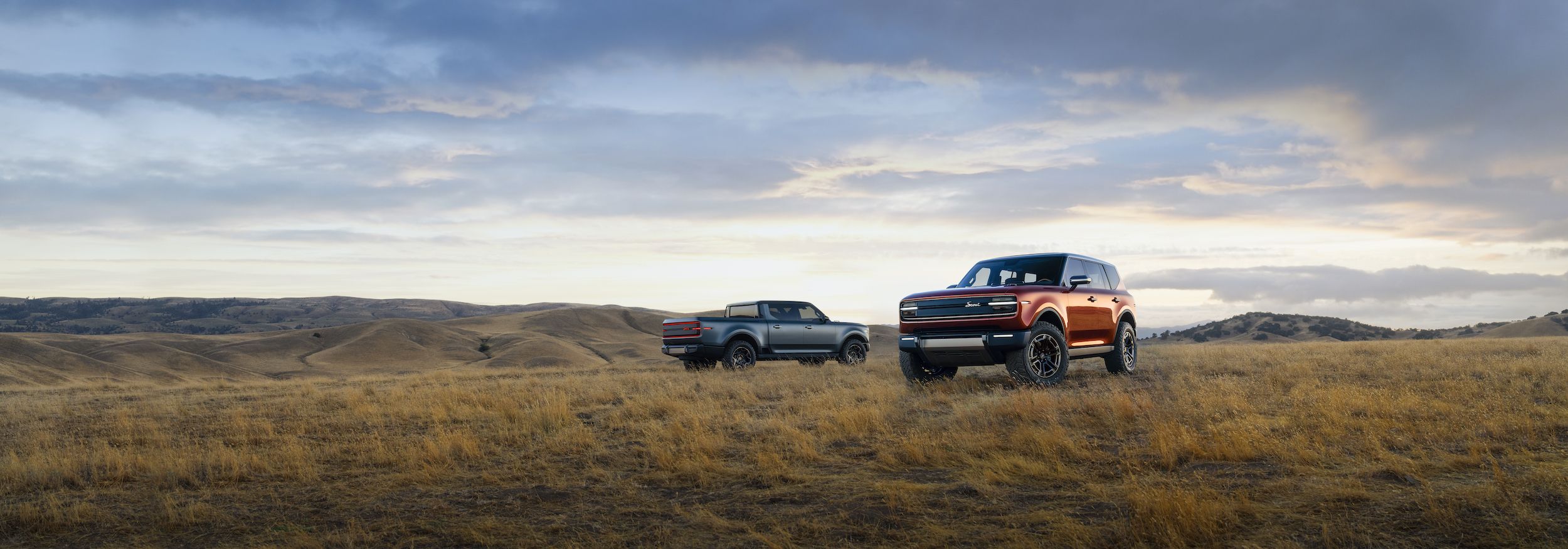Scout Motors Reveals Electric Traveler SUV Terra Pickup Truck