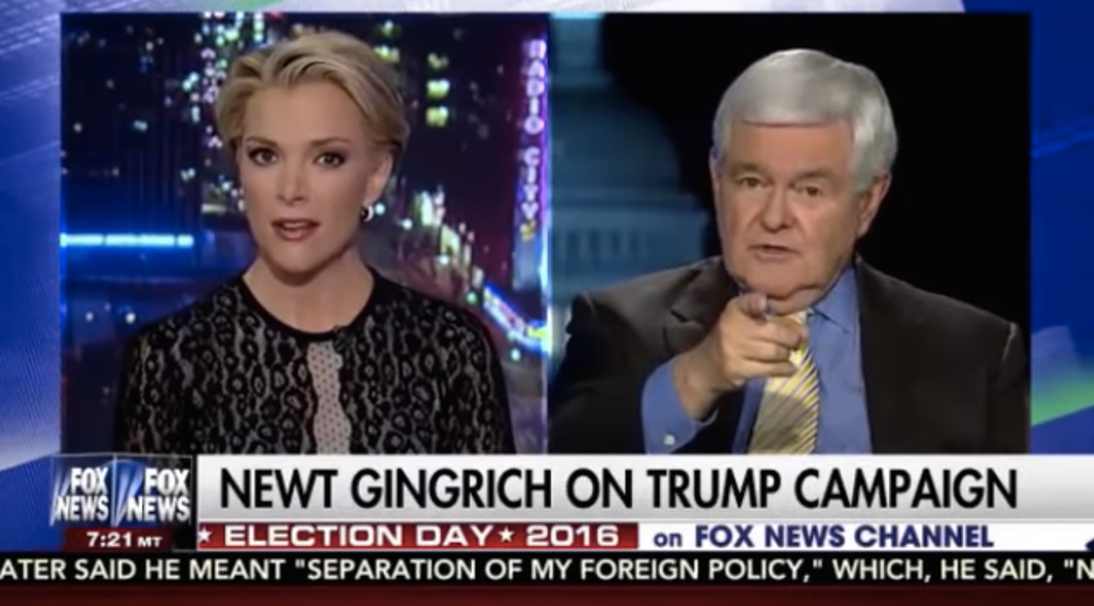 Watch Megyn Kelly And Newt Gingrich Battle It Out After He Blows Up At