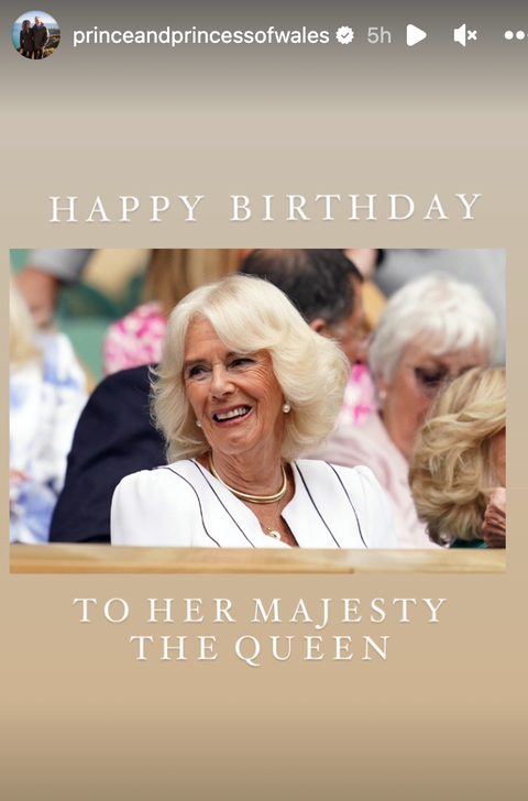 Royals Pay Tribute To Queen Camilla On Her 76th Birthday