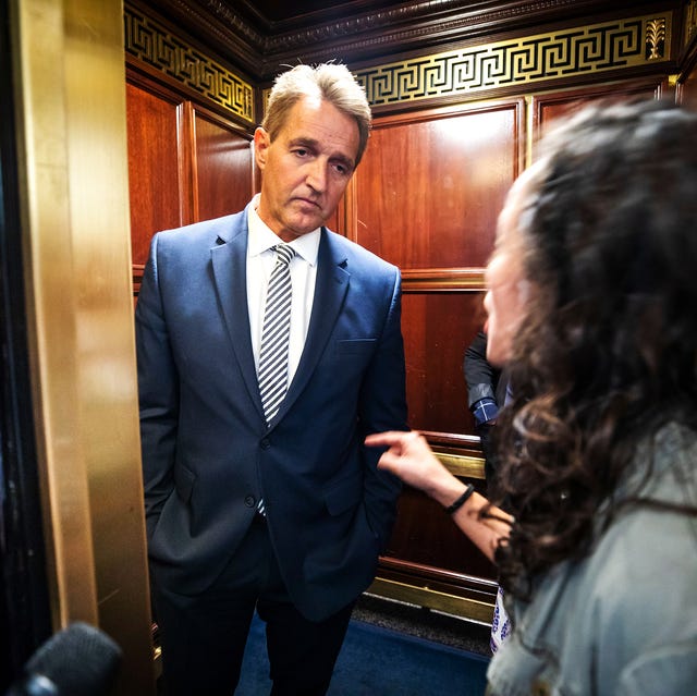Jeff Flake Stopped In Capitol Elevator By Sexual Assault Survivors Over