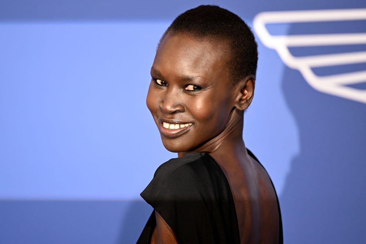 Alek Wek Vita E Carriera Della Modella Harpers Bazaar