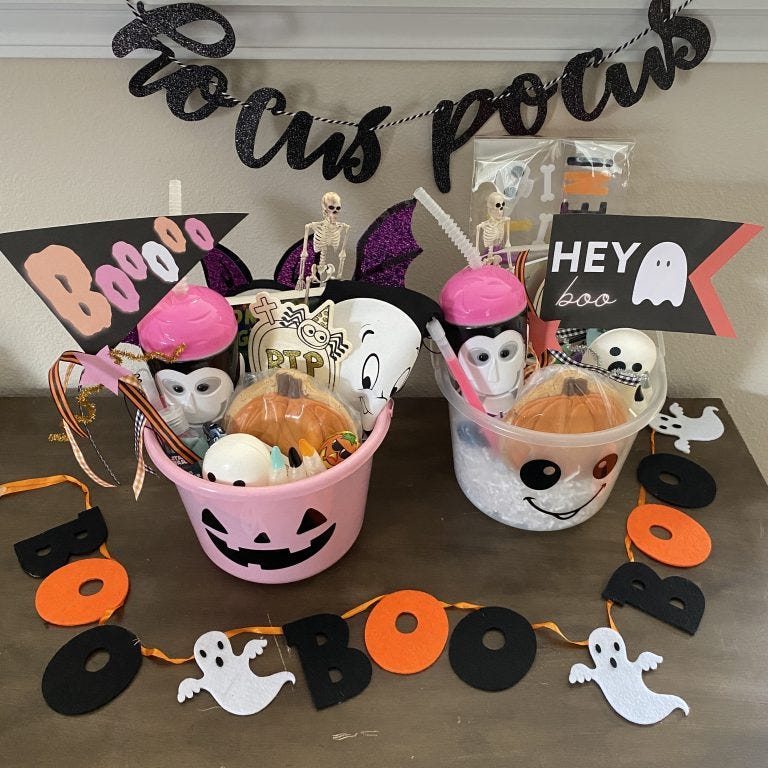 Spooky basket ideas for her store