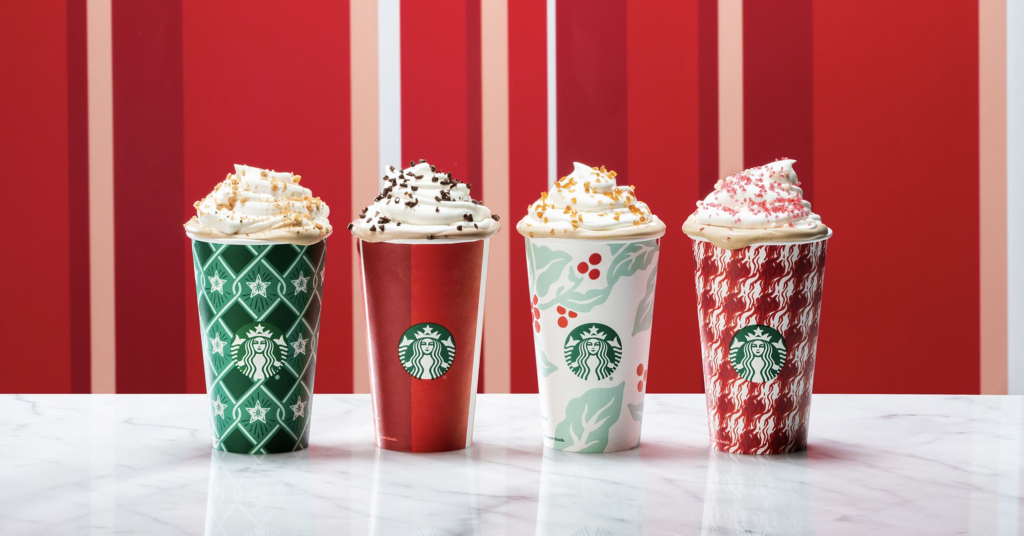 See All the New Starbucks 2018 Holiday Cups Starbucks Christmas Season Cups