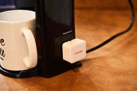 switchbot on the coffee machine
