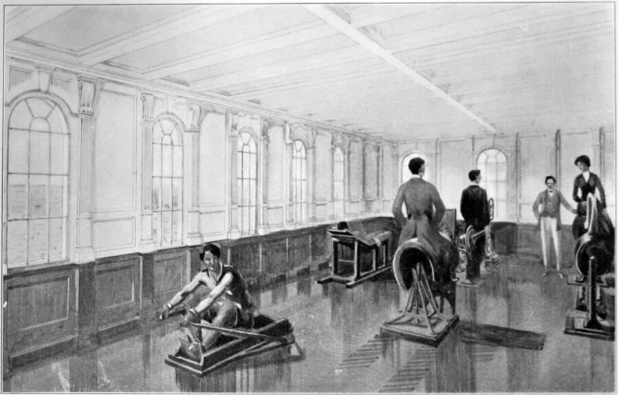 See Rare Photos Of The Titanics Exclusive First Class Gym