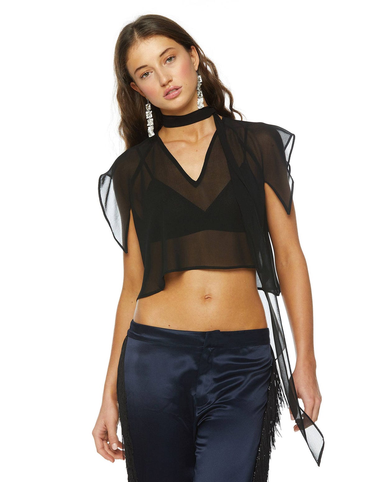 10 tops transparentes tendencia para tus ‘looks’ más explosivos