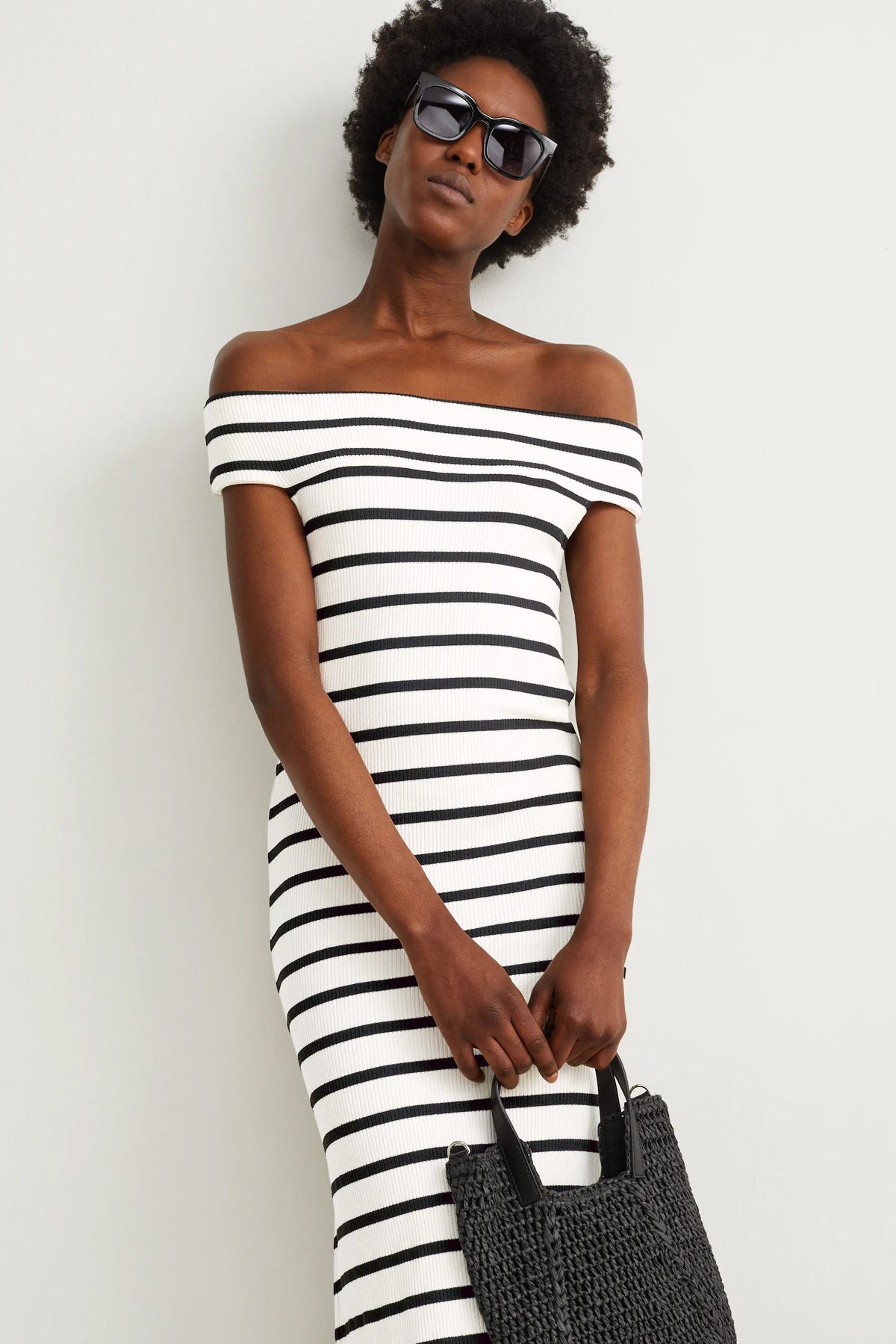 Flechazo Mañanero Con Este Vestido De Punto Bardot De 29 € De Canda
