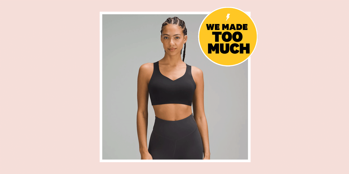 Get This Supportive Sweat Wicking Lululemon Sports Bra For 60 Off