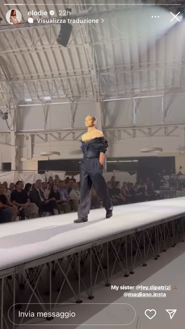 Elodie Chi è La Sorella Fey Di Patrizi Vista Alla Mfw